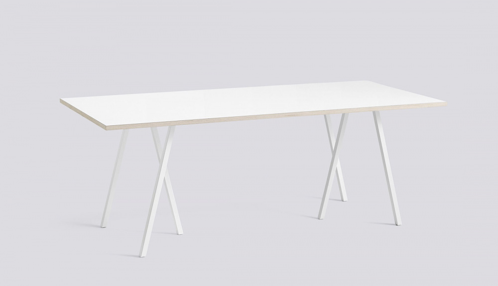 Hay Loop Stand Table 200cm, White Spisebord fra Hay - Rask levering