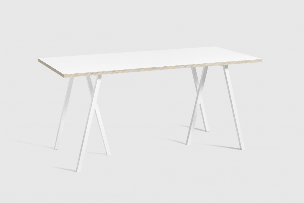 Hay Loop Stand Table 160cm, hvit Spisebord fra Hay - Rask levering