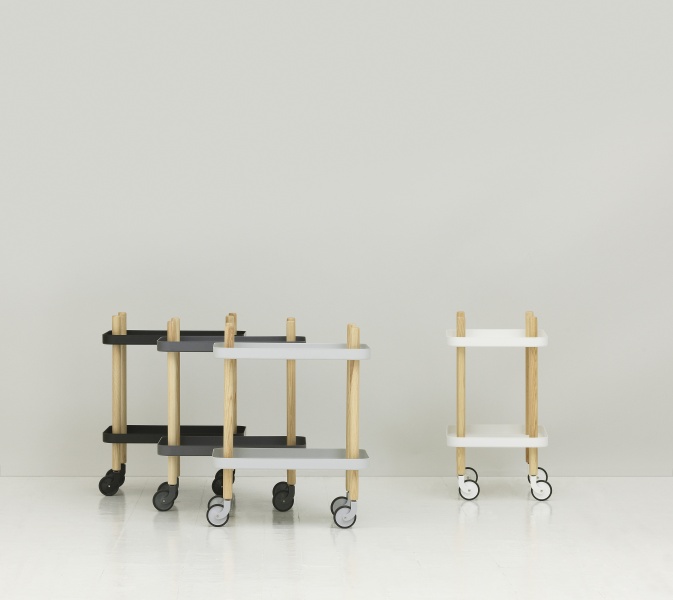 Normann Copenhagen Block Table, Dark Grey Bord fra Normann Copenhagen ...