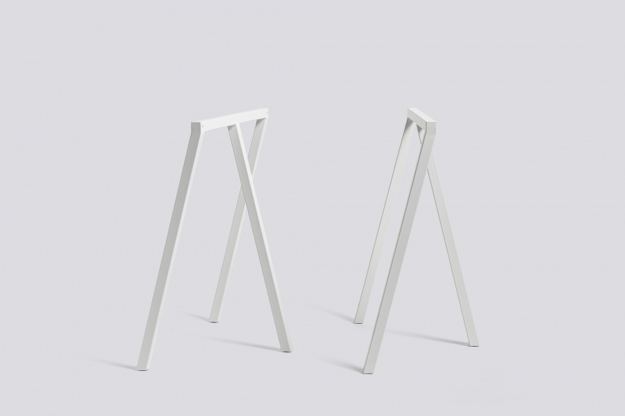 Hay Loop Stand Frame White set of 2 Hvite bordben fra Hay - Rask levering