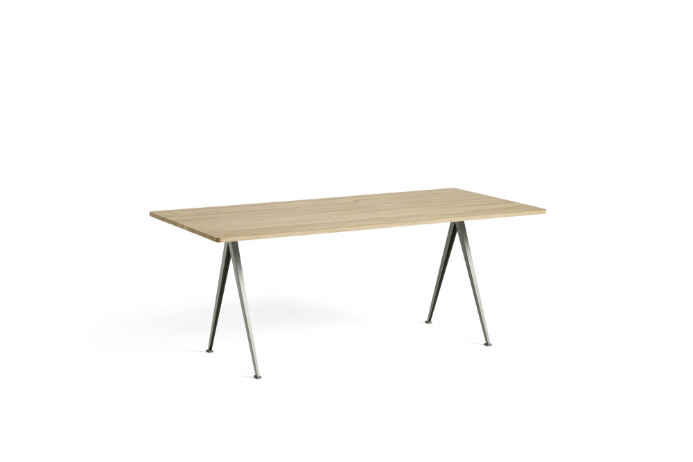 Hay Pyramid 02 Table v.1 Black powder coated steel frame L190 x W85 x ...
