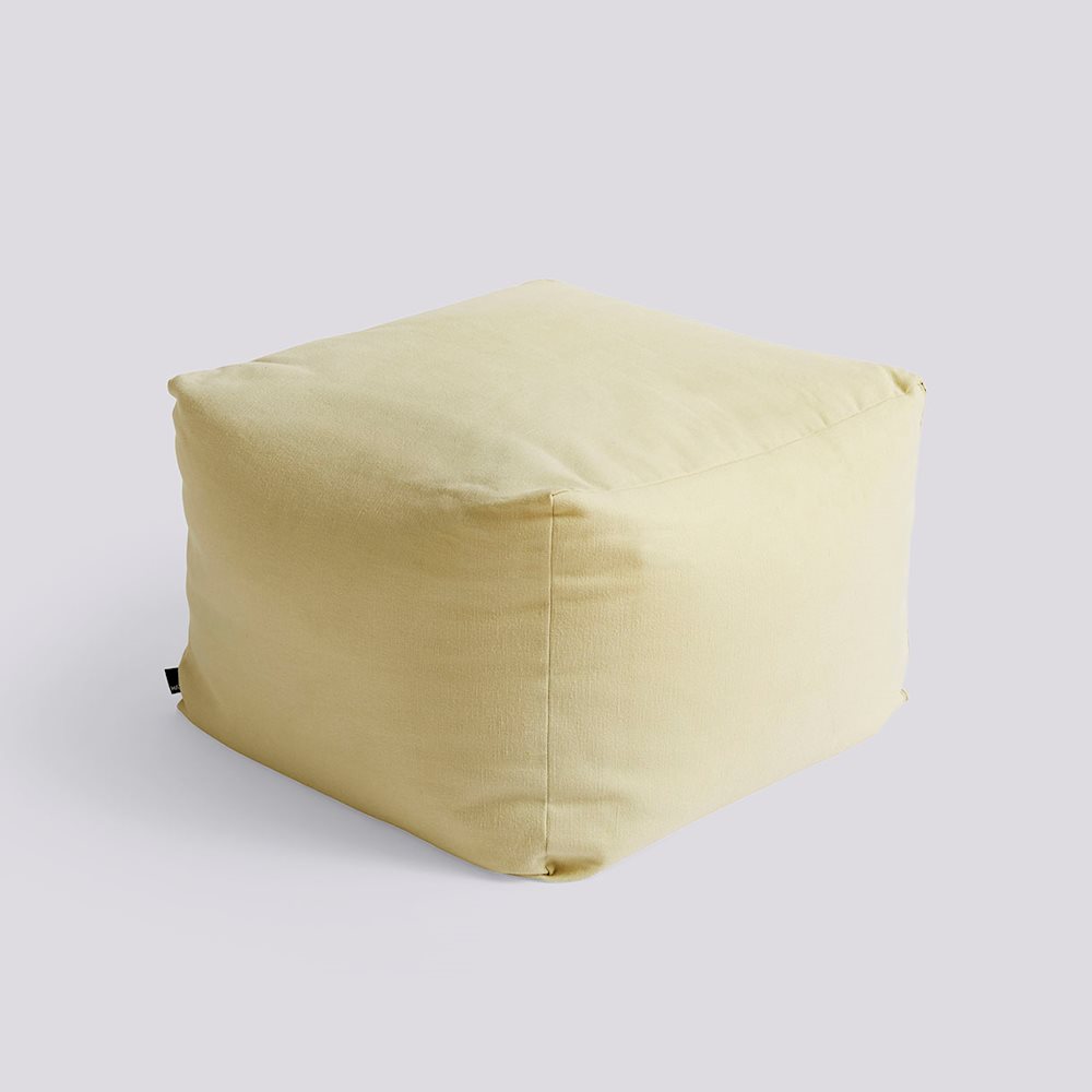Hay Pouf Planar Yellow, Gul puff fra Hay - Rask levering